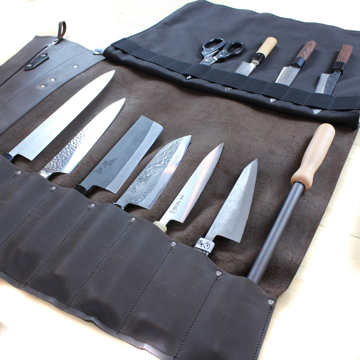 Leather Knife Roll – SHARP Knife Shop